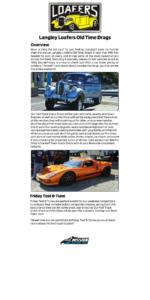 Langley Loafers Old Time Drags 2025 - Mission Raceway Park